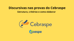 Redação nas provas do Cebraspe (Cespe): como é e como fazer?